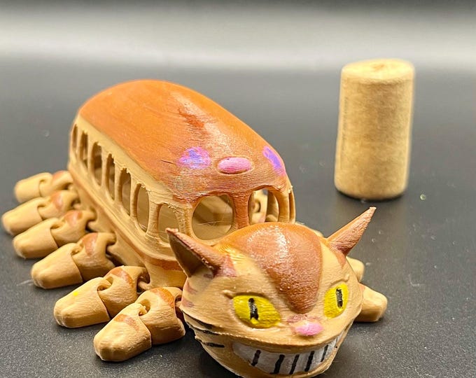 Custom Cat Bus 3D Print Inspired by Totoro Personalized Studio Ghibli ...