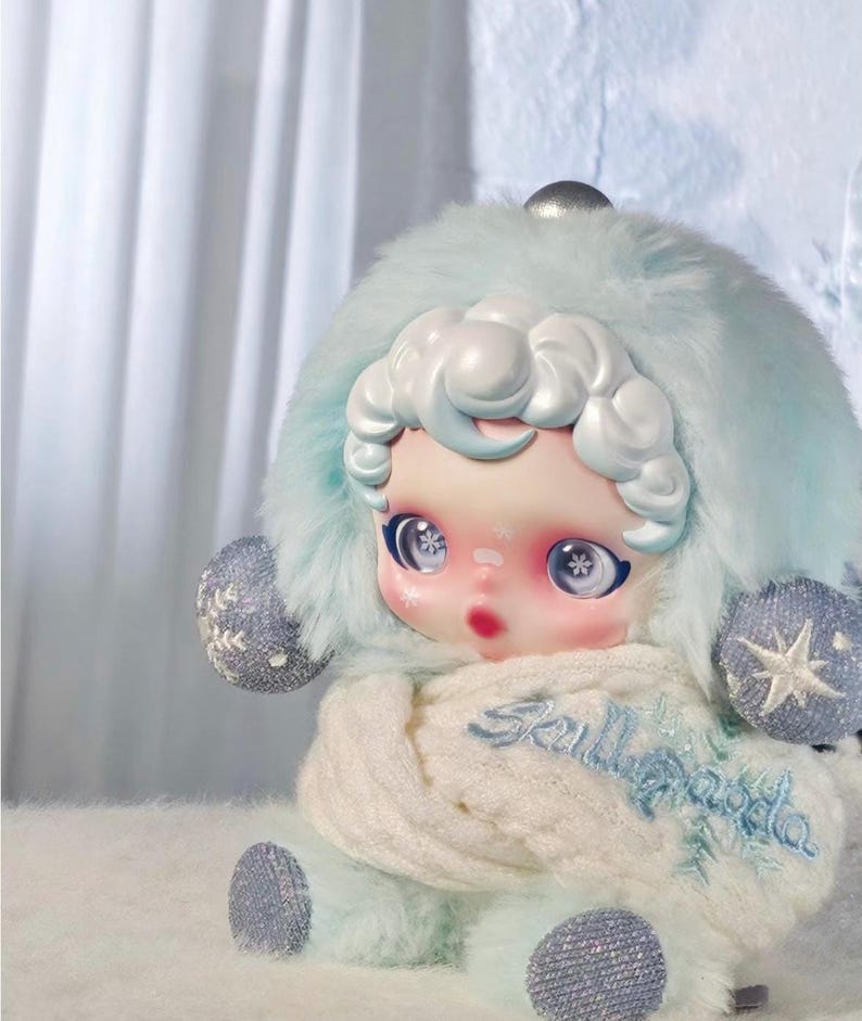 Skull Panda Plush Keychain - Etsy Australia