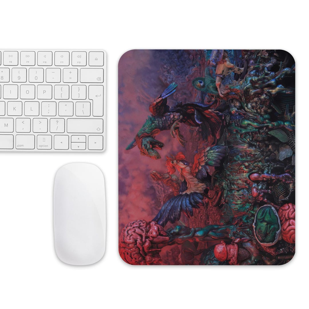 Poultry Rex Revolution Mouse Pad by Ron English - Etsy