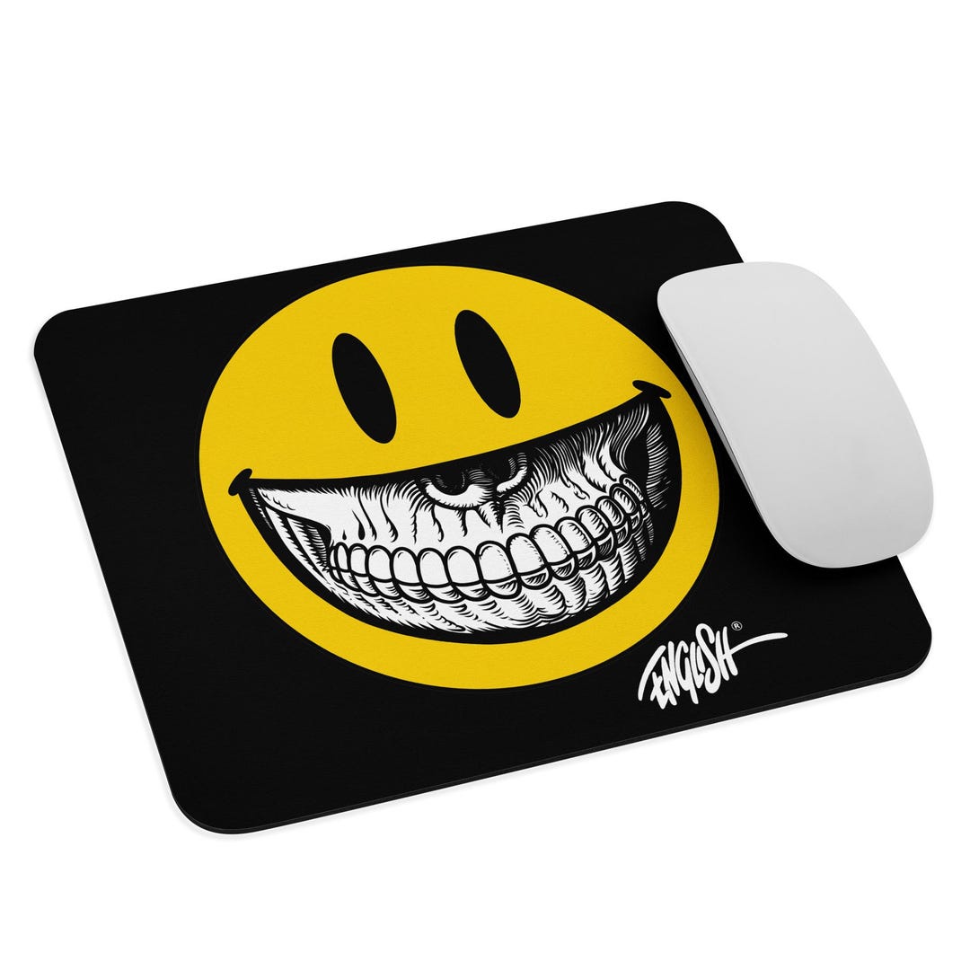 Original Grin Mouse Pad by Ron English - Etsy