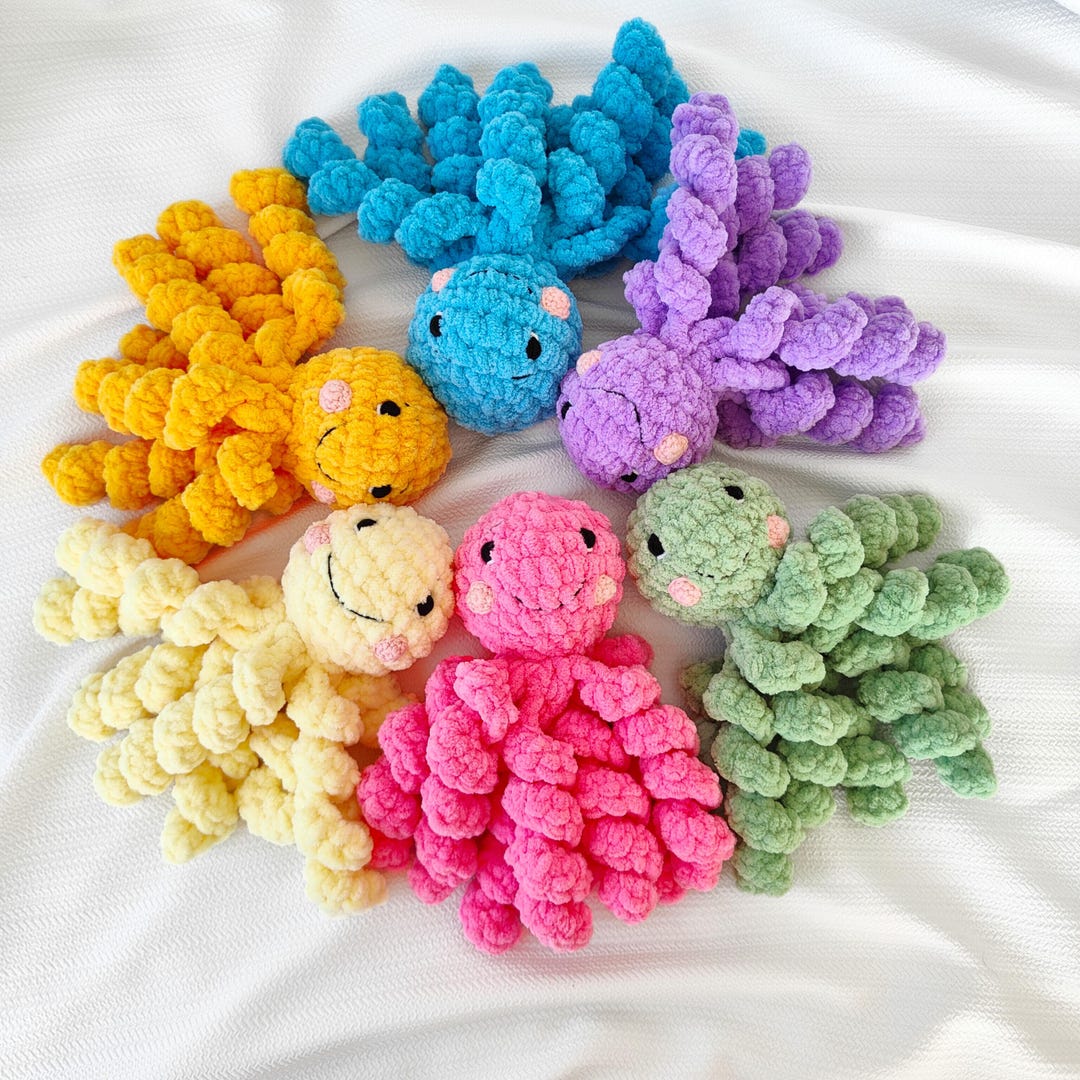 Premature Baby Unit Octopus Lovey Crochet, Nicu Octopus Amigurumi ...