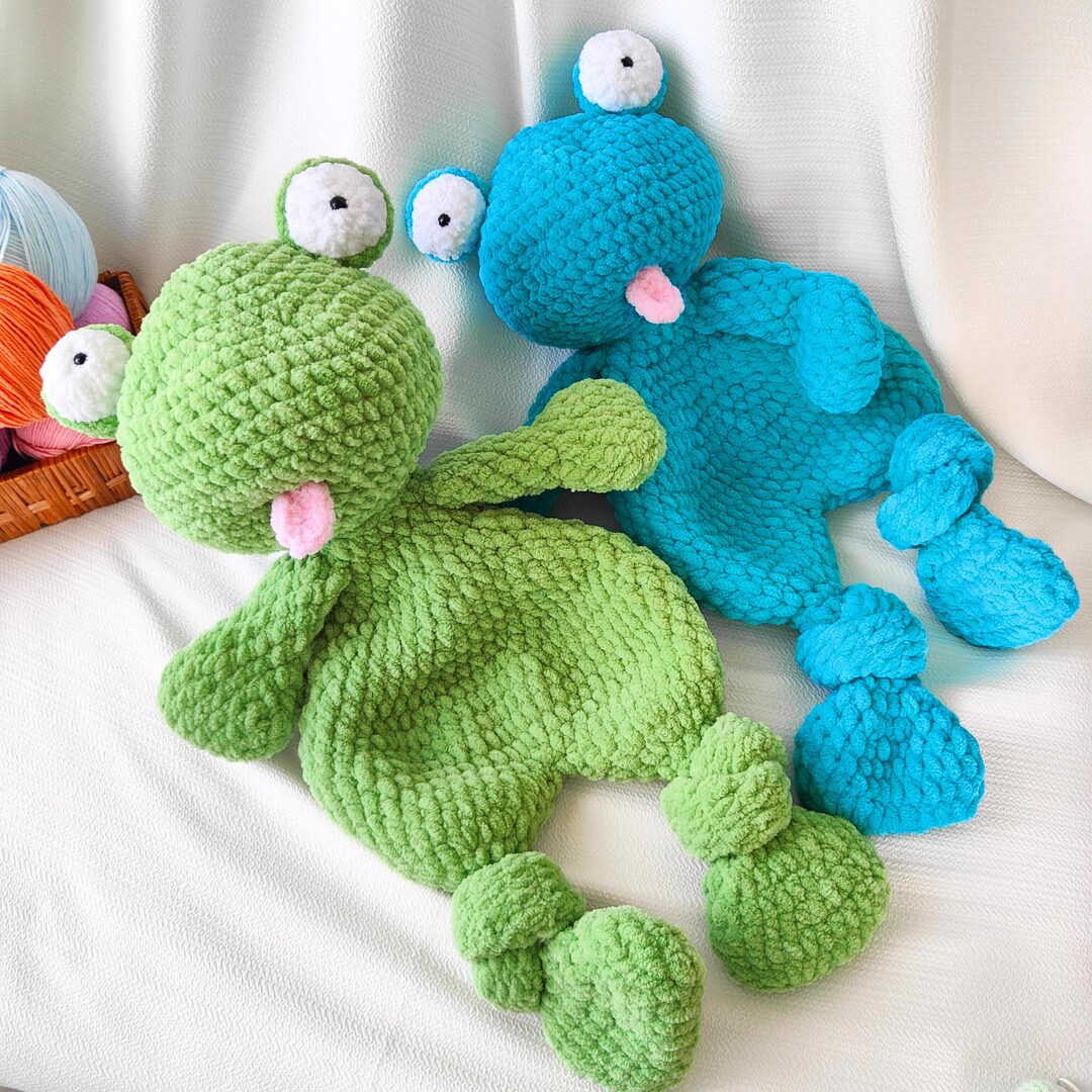 Extra Large Crochet Frog Snuggler, Personalized Crochet Baby Snuggler ...