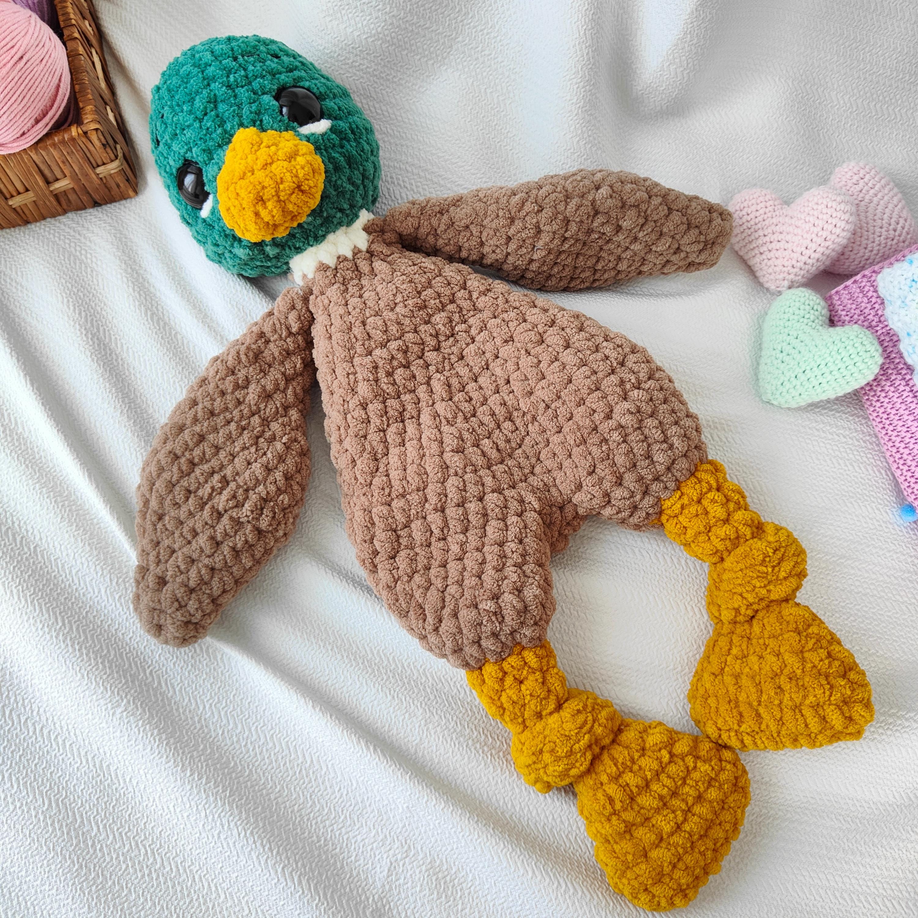 Personalized Mallard Duck Snuggler Lovey, Amigurumi Baby Hunting Themed ...