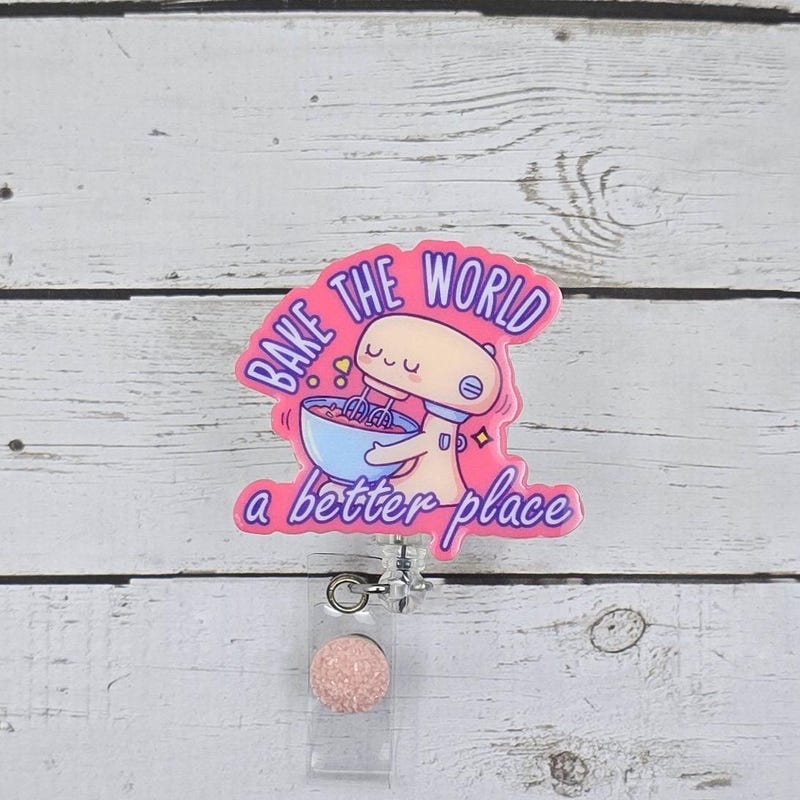 Besties Badge Holder - Etsy