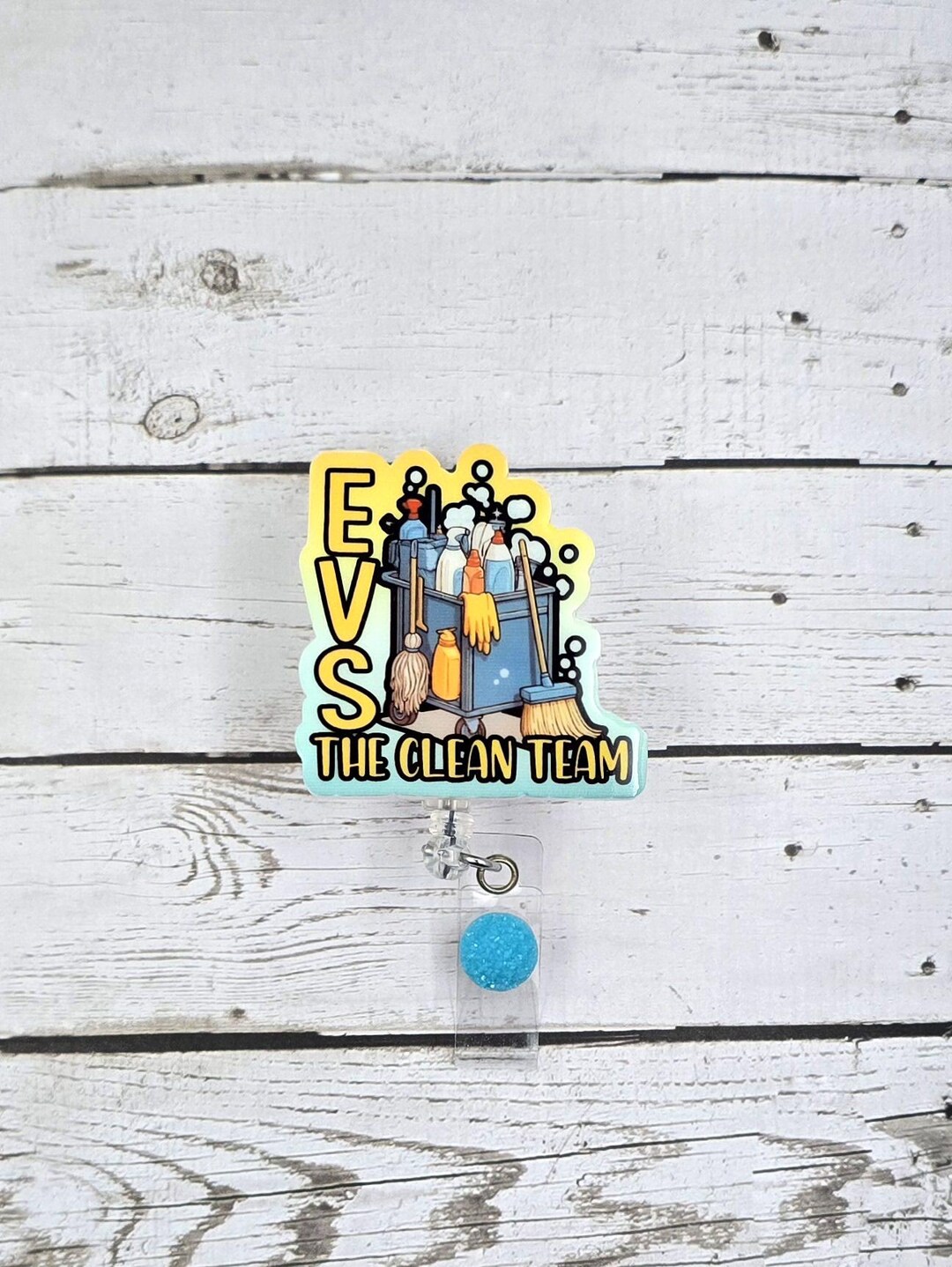 EVS Environmental Services the Clean Team Badge Reel - Etsy