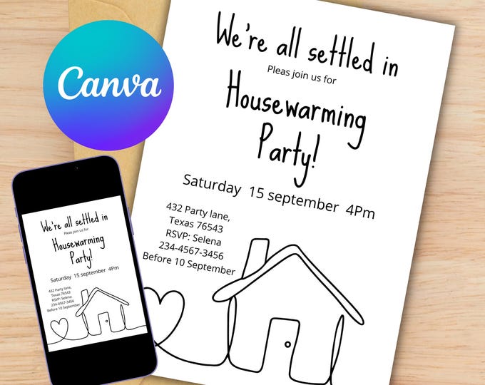 Editable Welcome Home Party Invitation Card Template: Map, Airplane ...