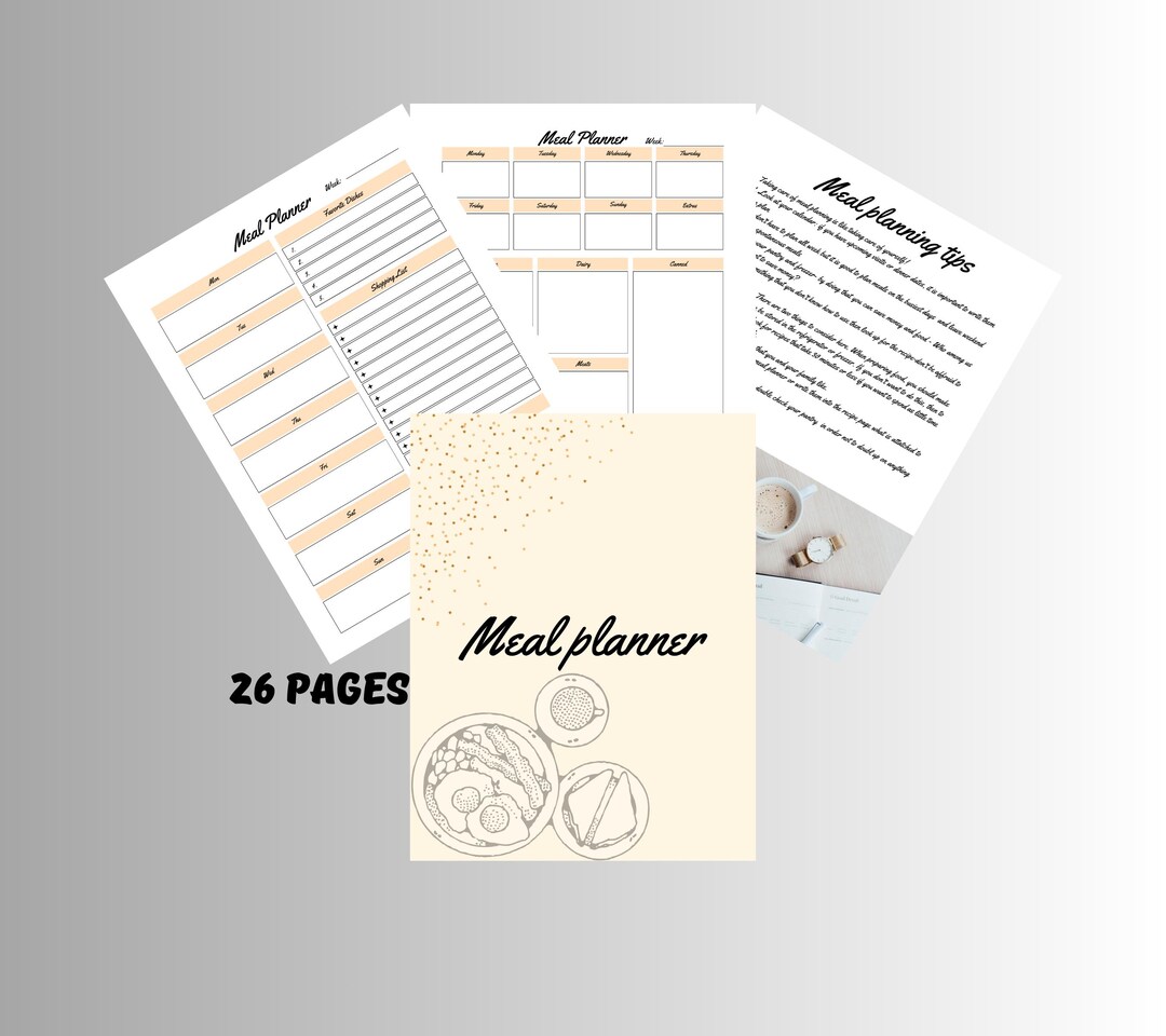 Weekly Meal Planner Pad, Family Meal Planning Board, Save Time Cooking ...