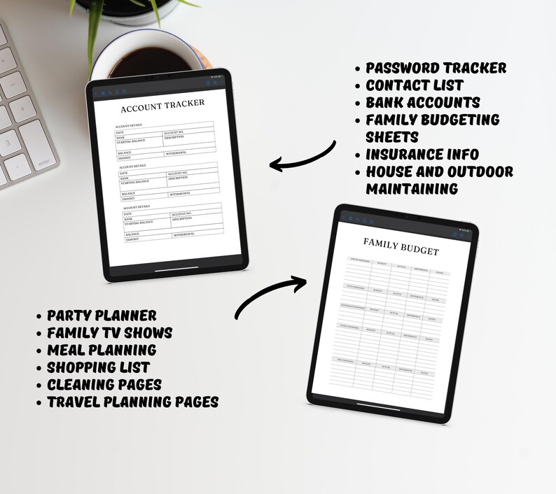 Household Planner Printable Household Management Binder Household ...