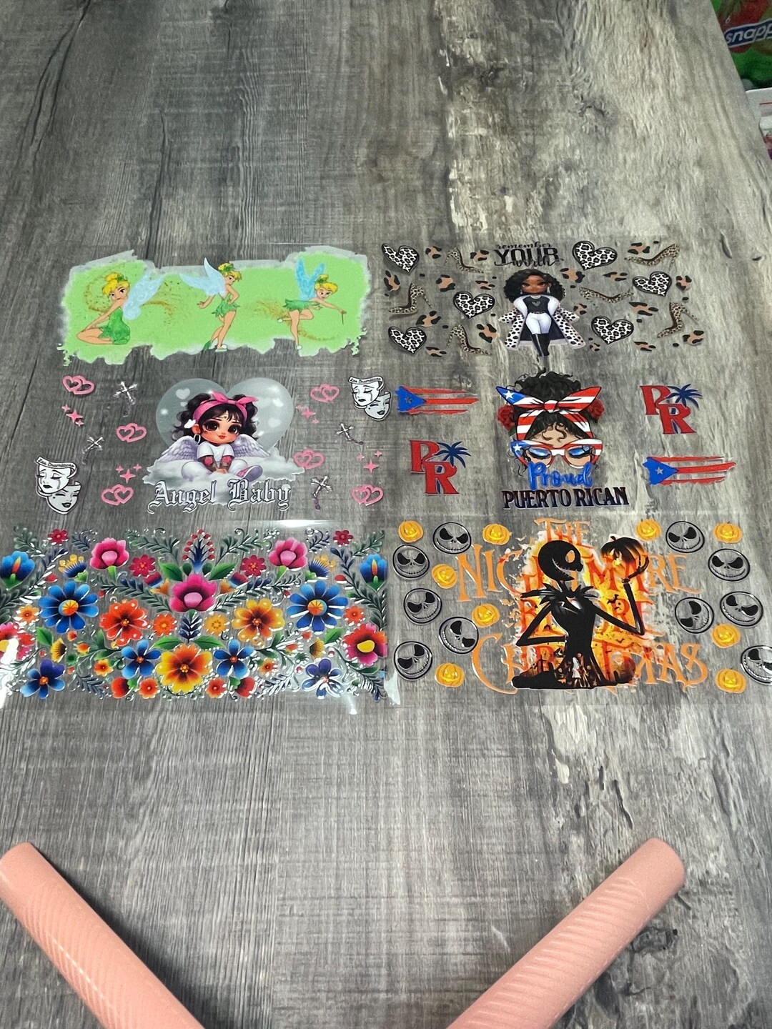 16 Oz Uv Dtf Cup Wraps - Etsy