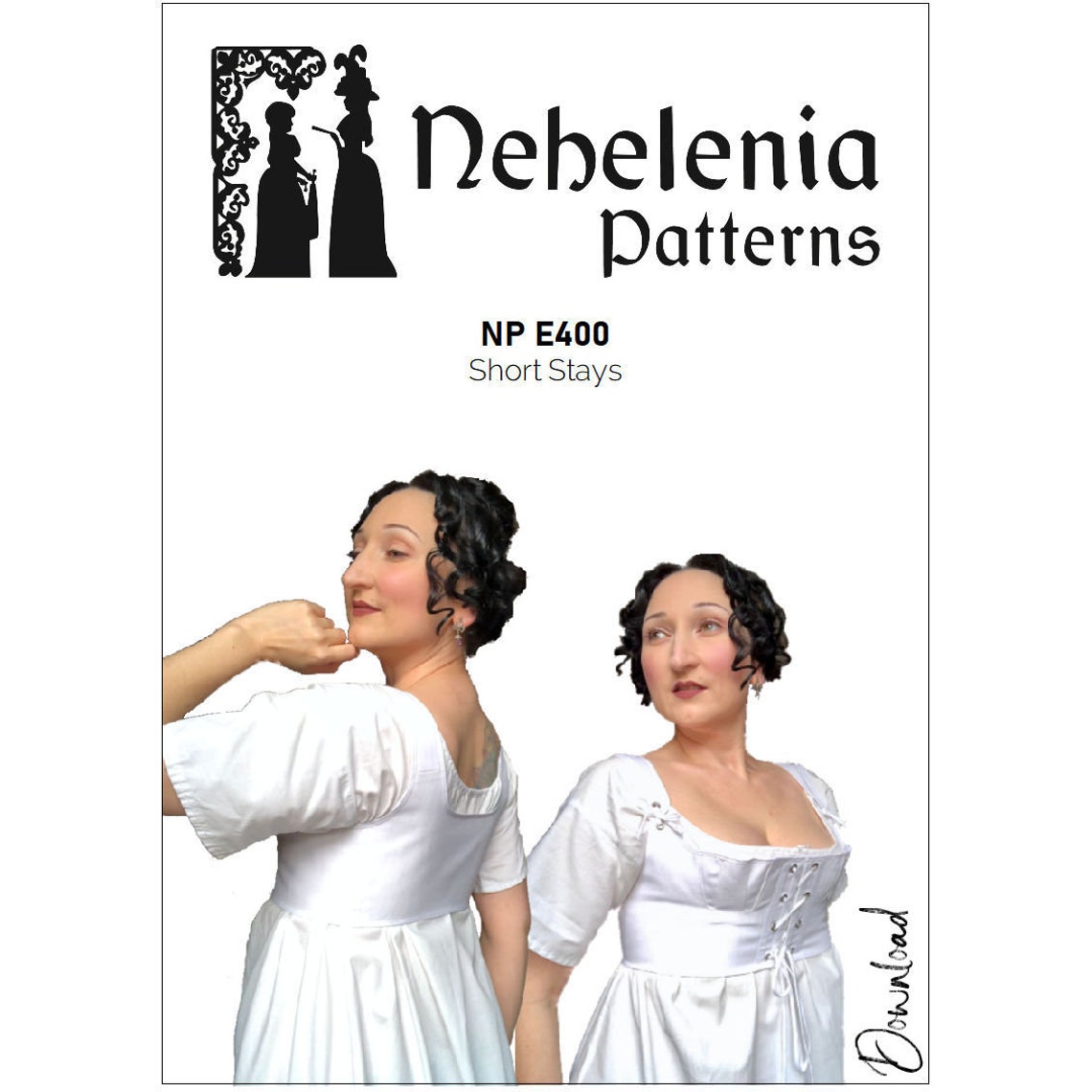 Early 19th Century Regency Short Stays Pattern PDF Download - Etsy