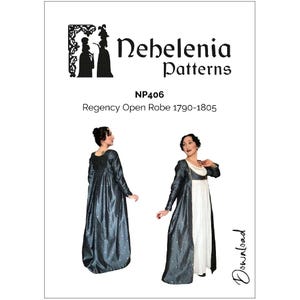 Regency Open Robe 1790-1805 Pattern - PDF Download - Etsy