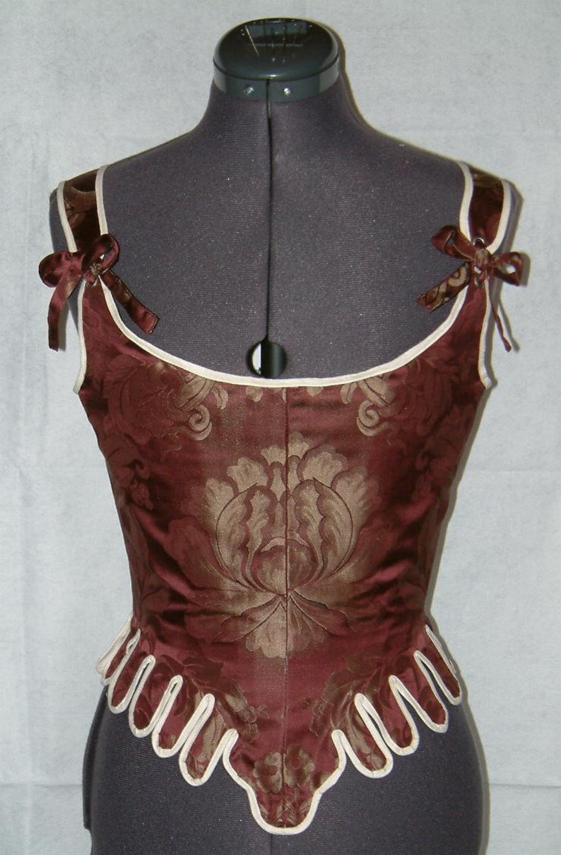 18th C. Half Boned Stays Pattern PDF Download - Etsy Canada