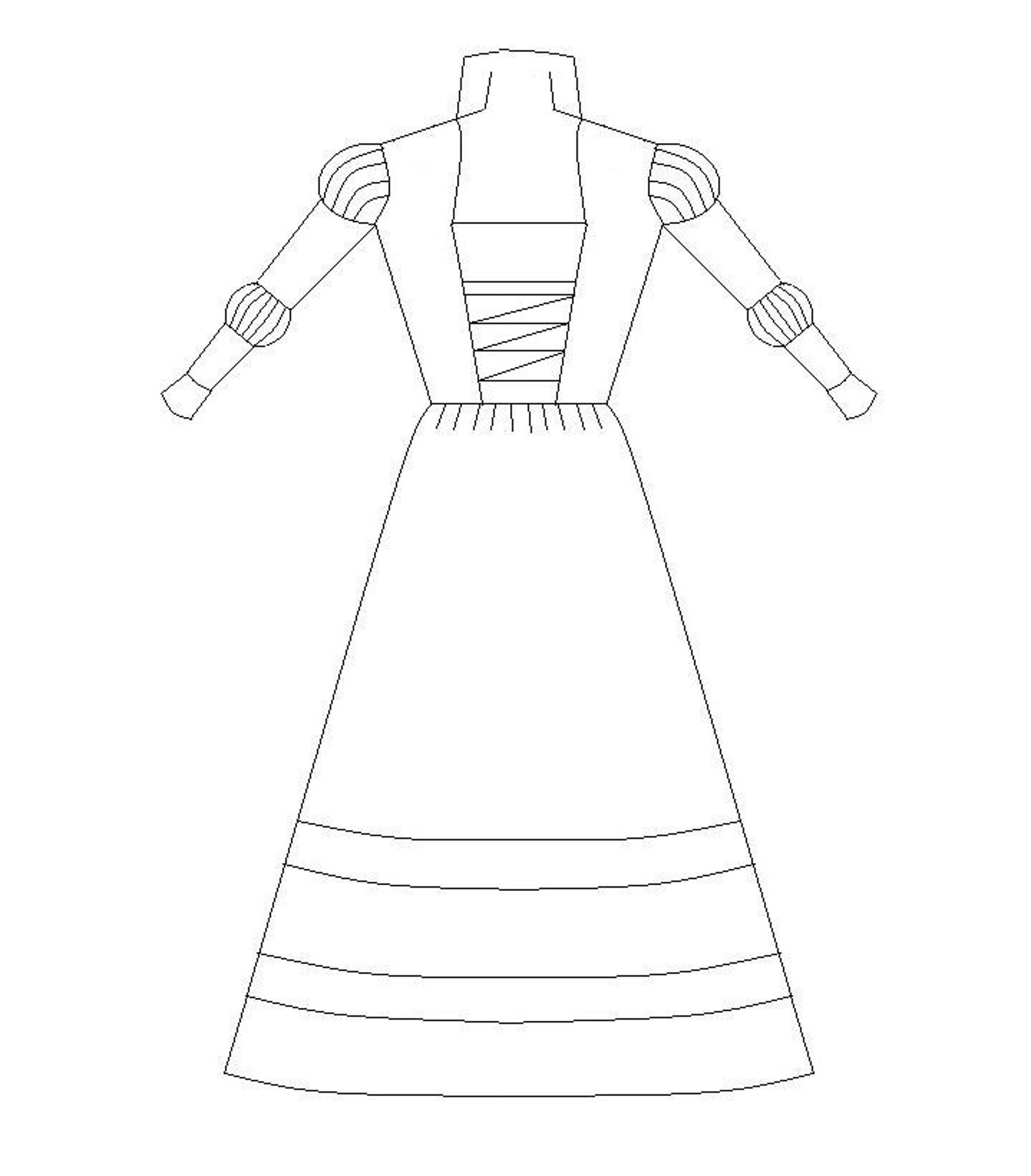 Cranach Gown - German Renaissance Dress Pattern (16th Century) - Etsy