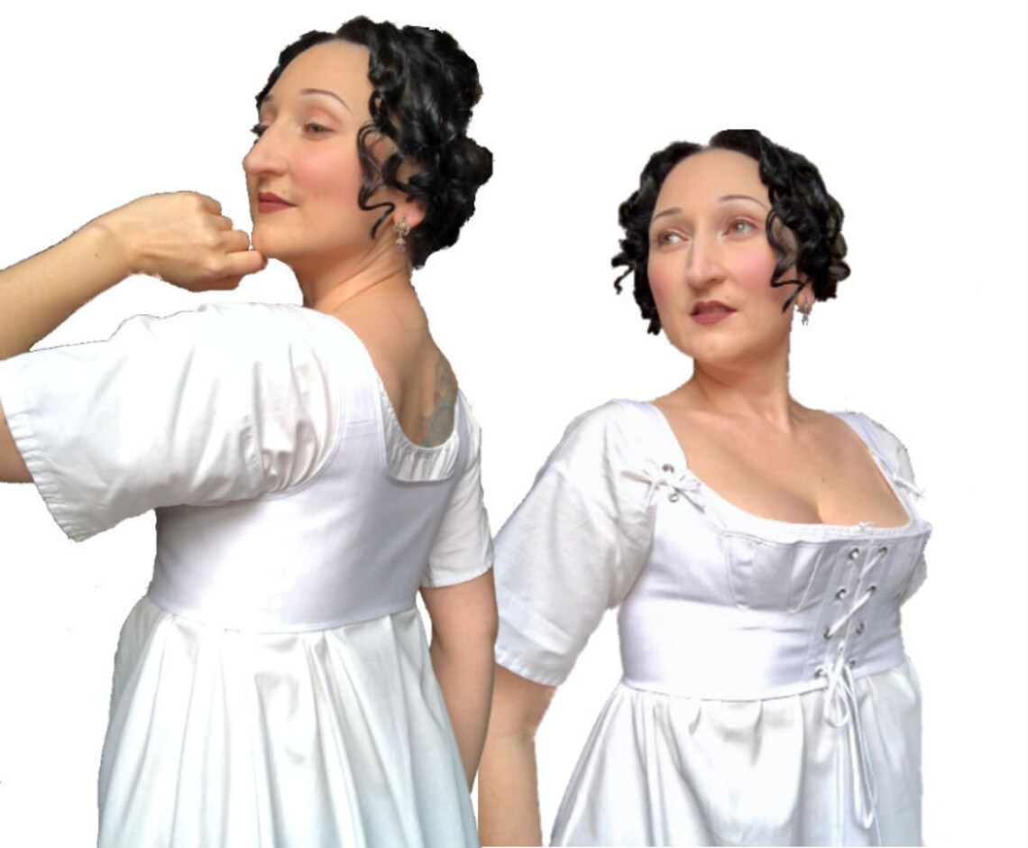 Early 19th Century Regency Short Stays Pattern - Etsy