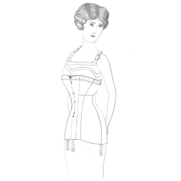 Edwardian Corset - Etsy