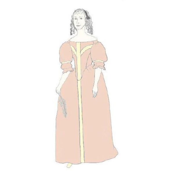 17th Century Dress - Etsy