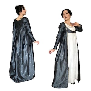 Regency Open Robe 1790-1805 Pattern - Etsy