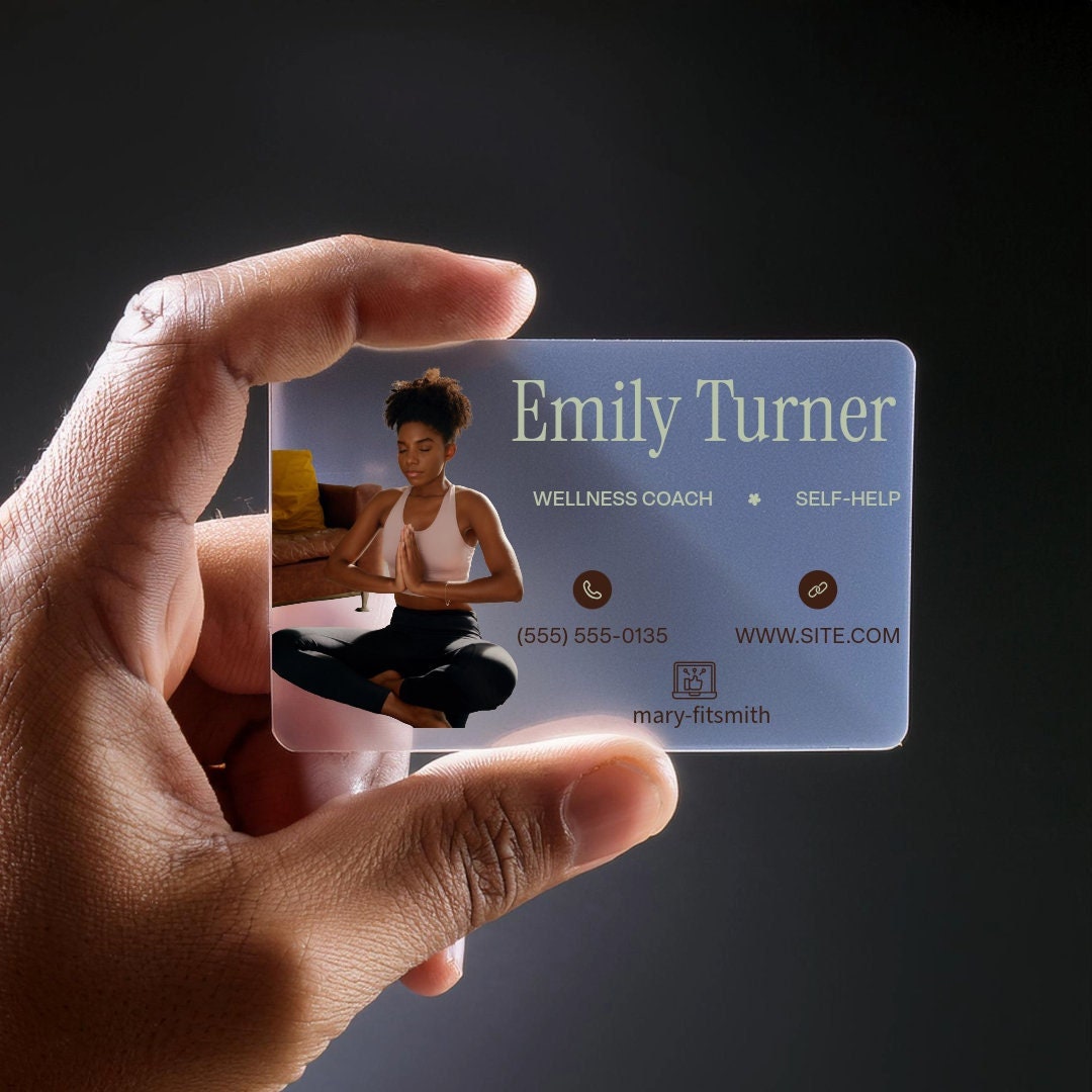 Yoga Business Cards Custom Design Plastic Card for Business PVC Cards ...