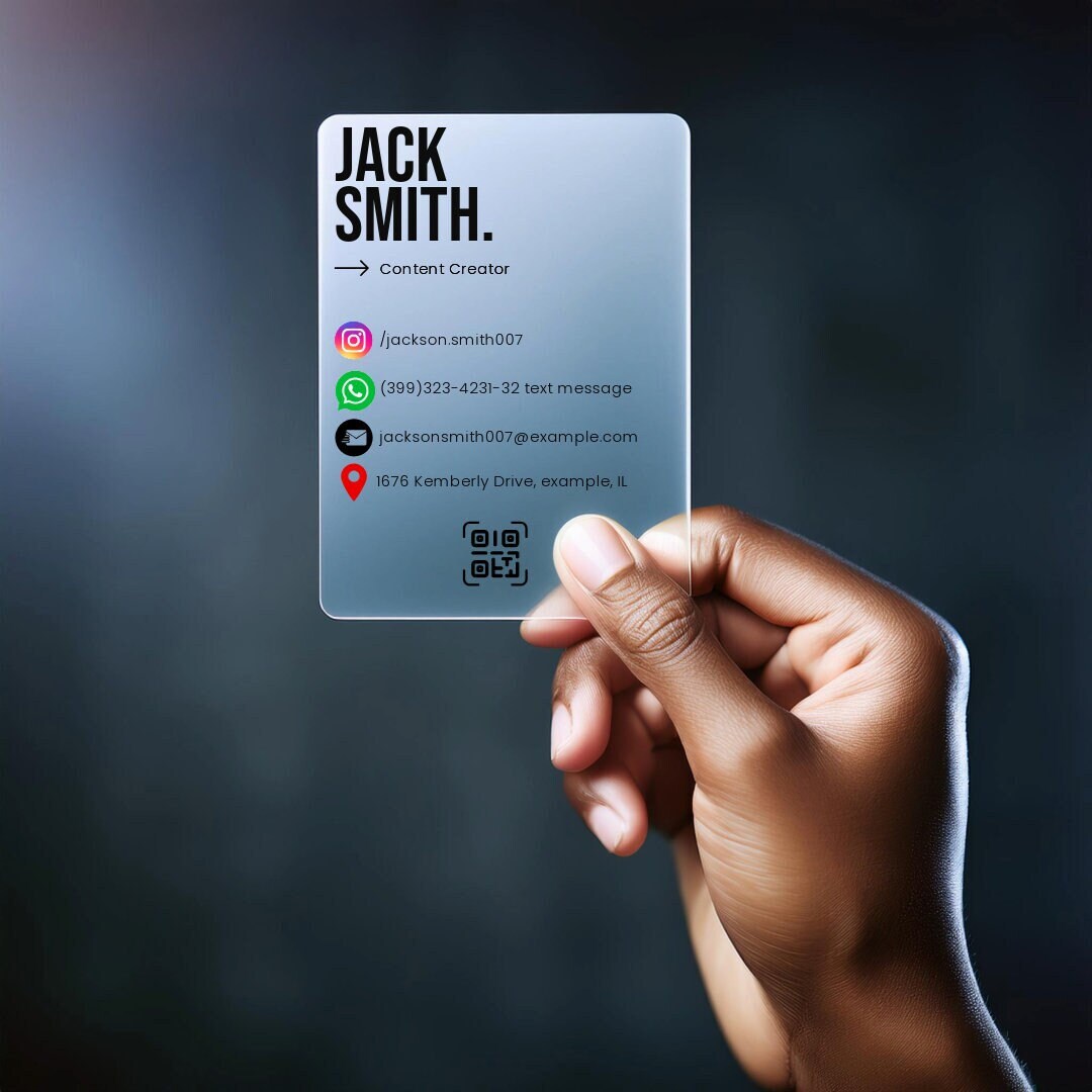 Freelancer Business Cards Custom Design Plastic Card for Business PVC ...