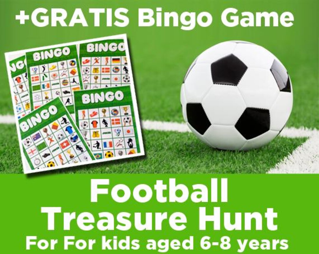 Football Treasure Hunt Complete Set for Kids Aged 6-8. Available for ...