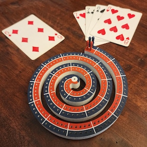 Spiral Cribbage Board - Etsy
