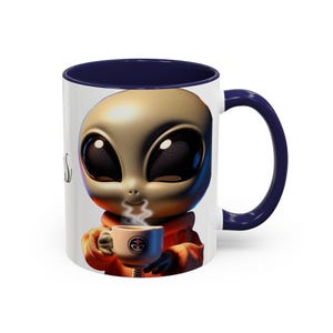 Alien Coffee Mug, Cute Coffee Cup for Coffee Lovers, Funny Alien Mug ...