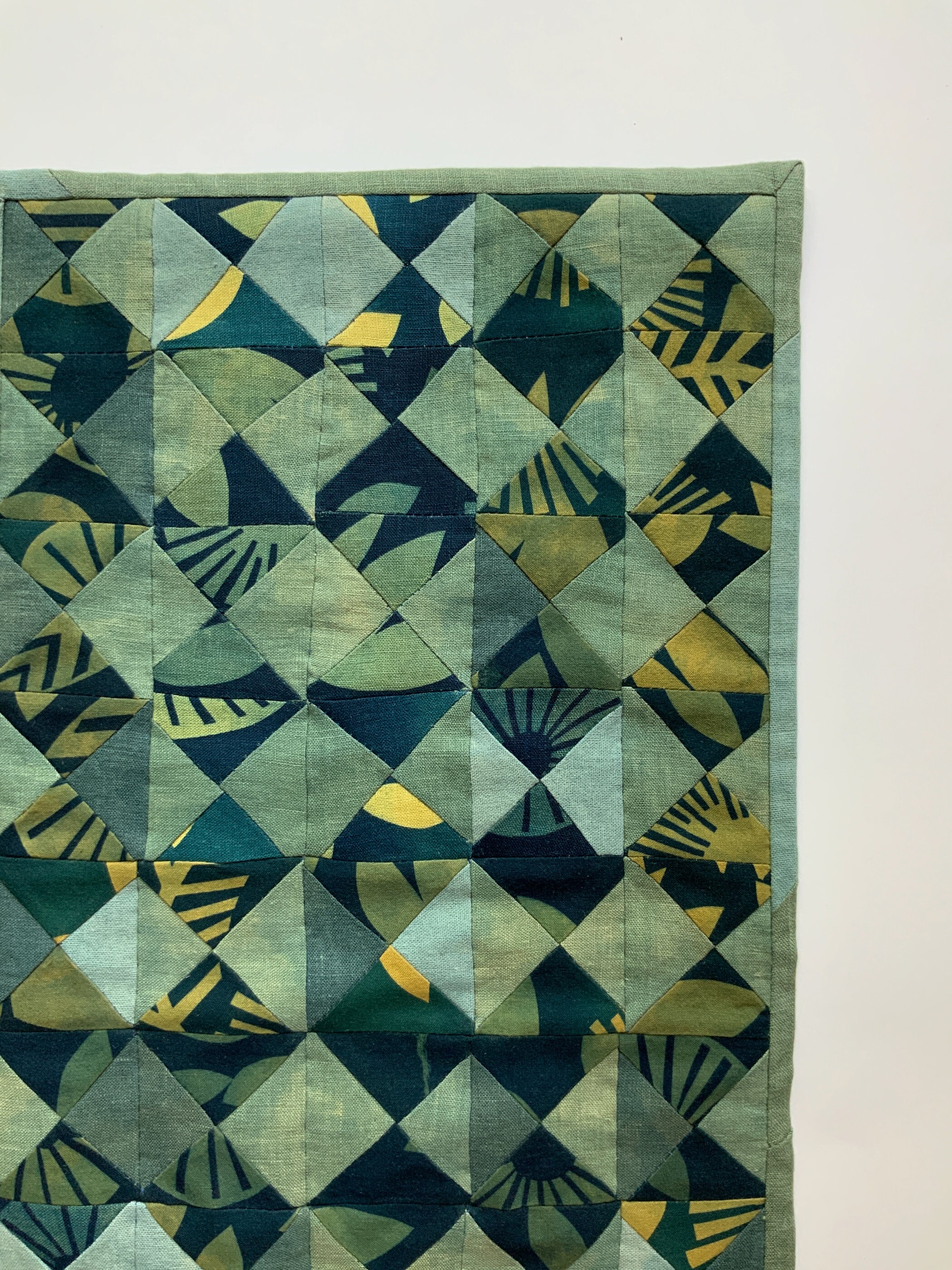 Garden Cyanotype Wall Hanging Cyanotype Fabric, Textile Wall Hanging ...