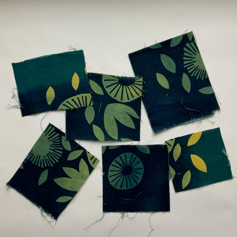 Garden Cyanotype Wall Hanging Cyanotype Fabric, Textile Wall Hanging ...
