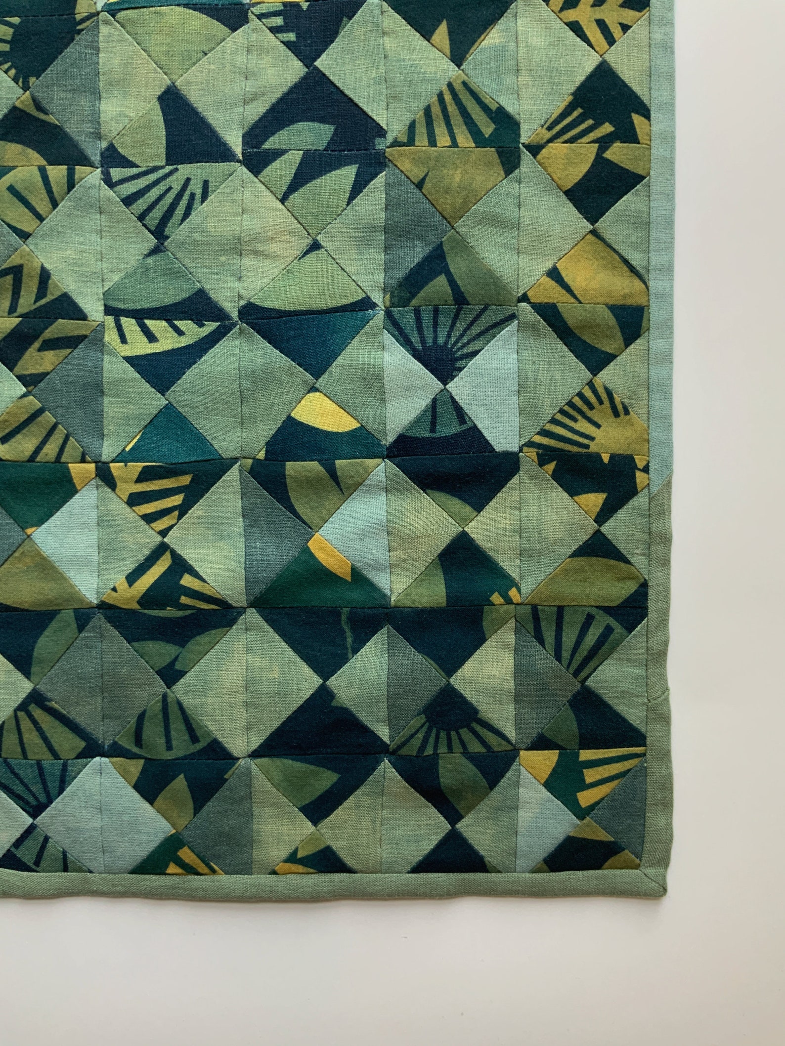 Garden Cyanotype Wall Hanging Cyanotype Fabric, Textile Wall Hanging ...