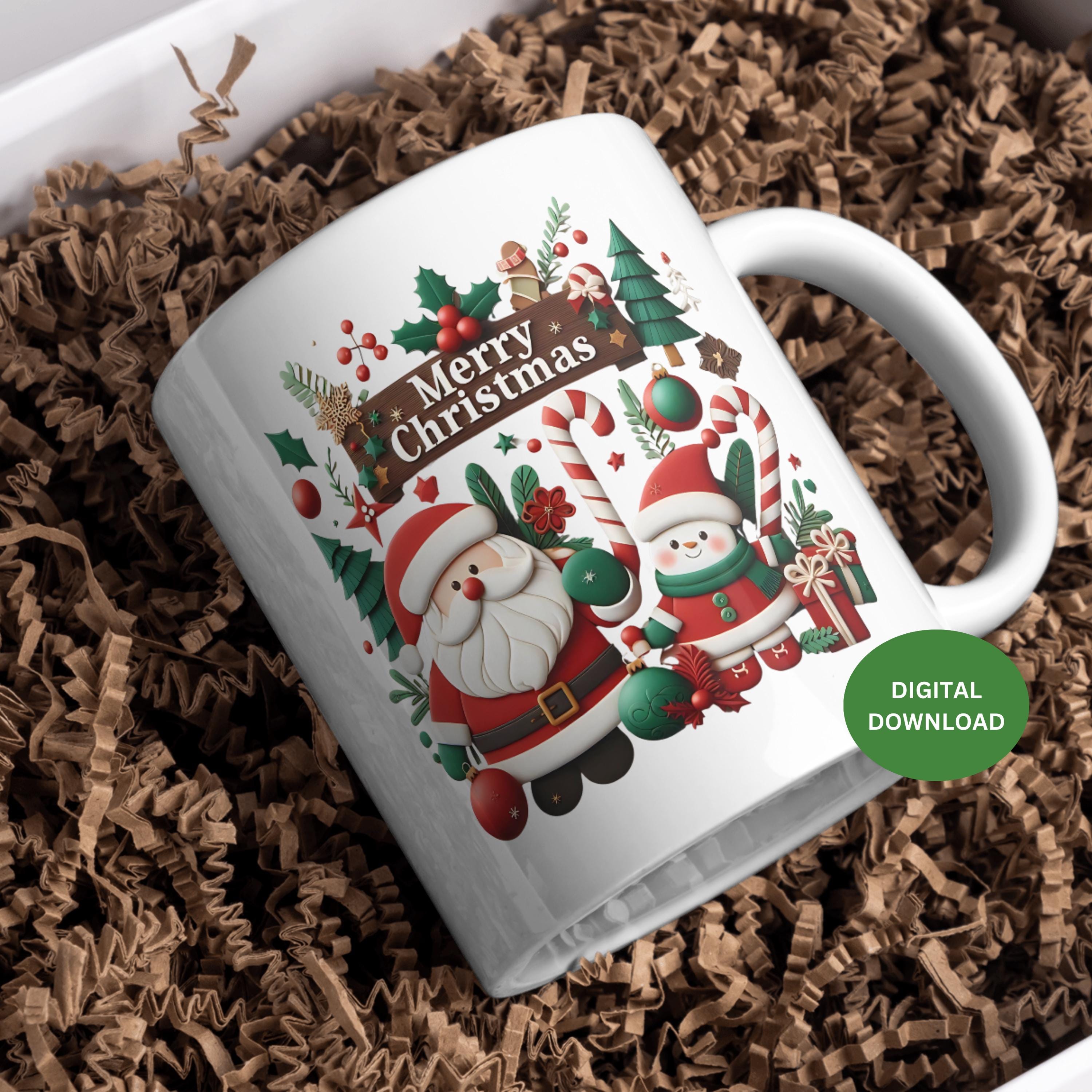 Christmas Clipart Bundle 13 PNG 300DPI Watercolor Clipart Festive PNG ...