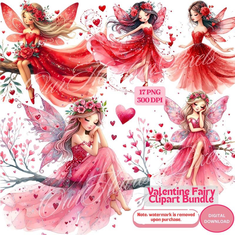 Valentine Fairy - Etsy