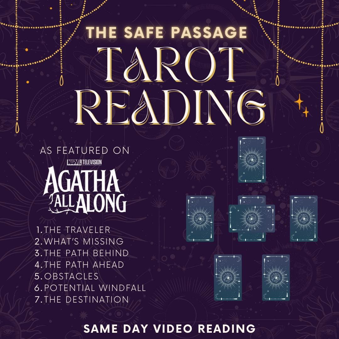 Safe Passage Tarot Reading | Inspired by Agatha All Along | Navigate Challenges & Find Clarity ...