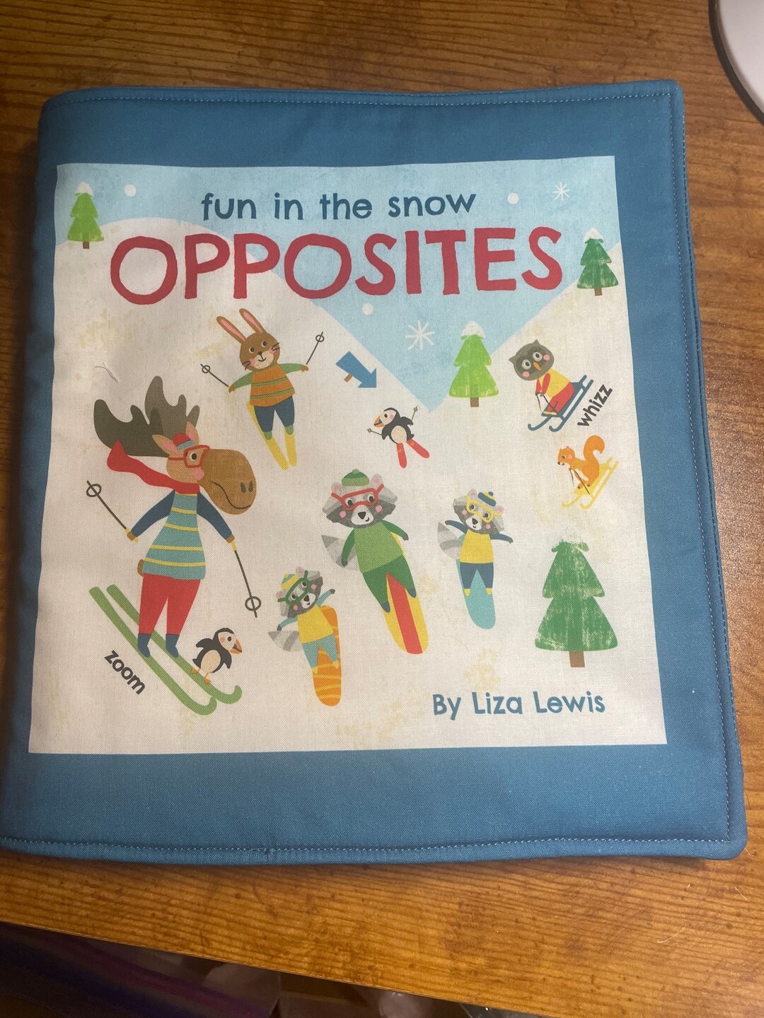 Story Book Snow Fun by Liza Lewis Clothworks Softbook - Etsy