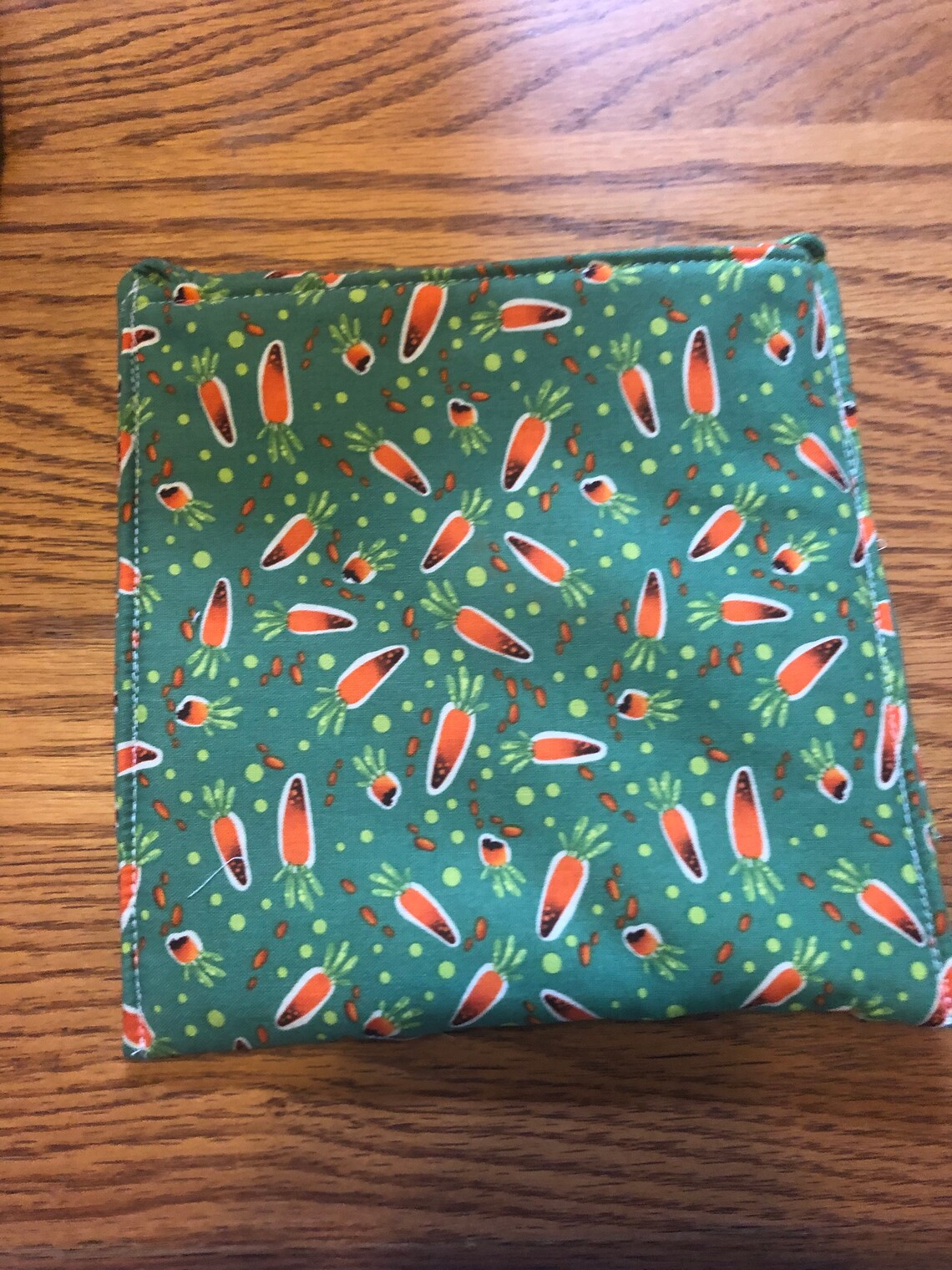 Potato zapper microwave vegetable theme fabric reusable | Etsy