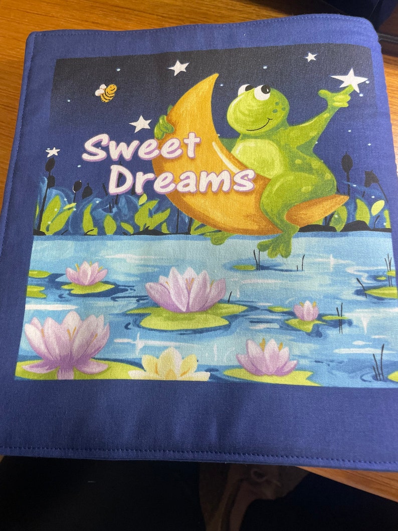 Frog Story Book Paul's Pond by Susy Bee Book Clothworks - Etsy