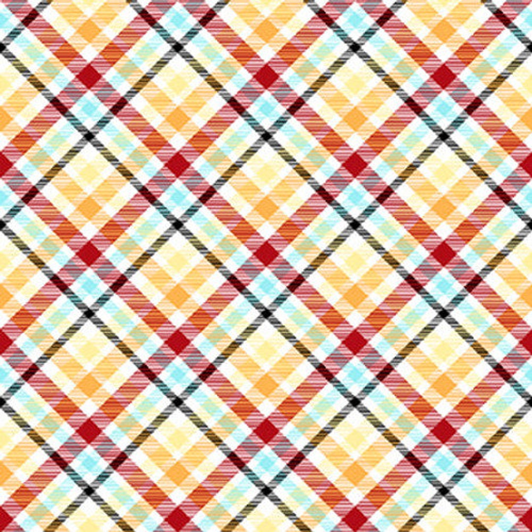 Plaid Monster'ocity, by Shelly Comisky for Henry Glass, 1236G - Etsy