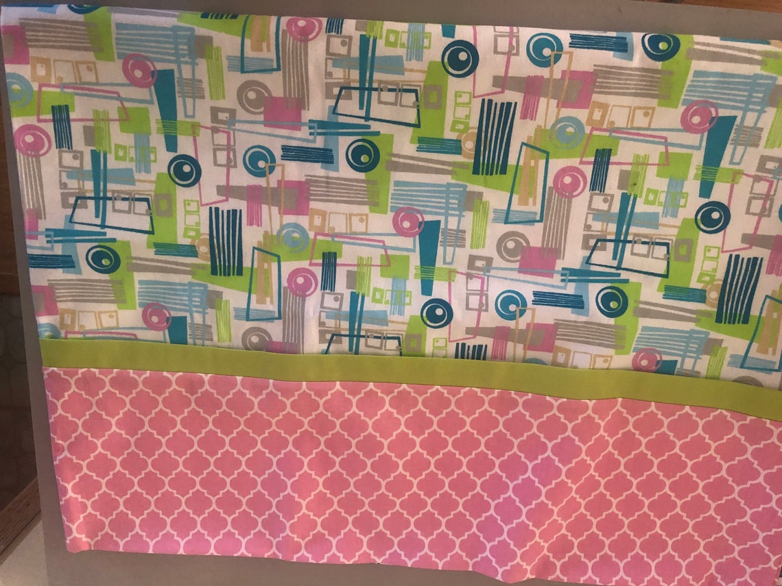 Pillow Case, Geometric Design, Fun, Pink - Etsy