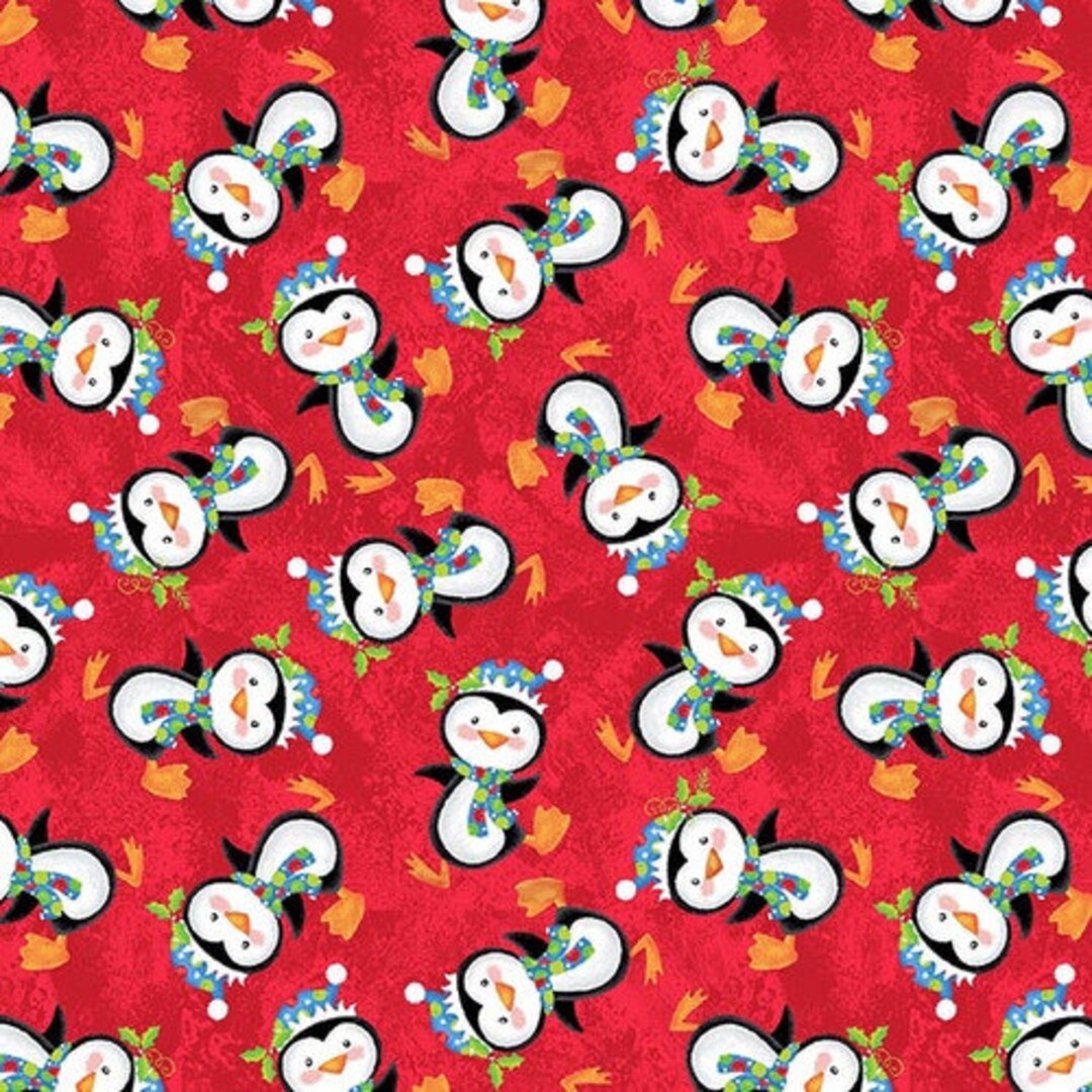 Penguins, A Jolly Good Time, by Studio E, by Victoria Hutto #7858 - Etsy