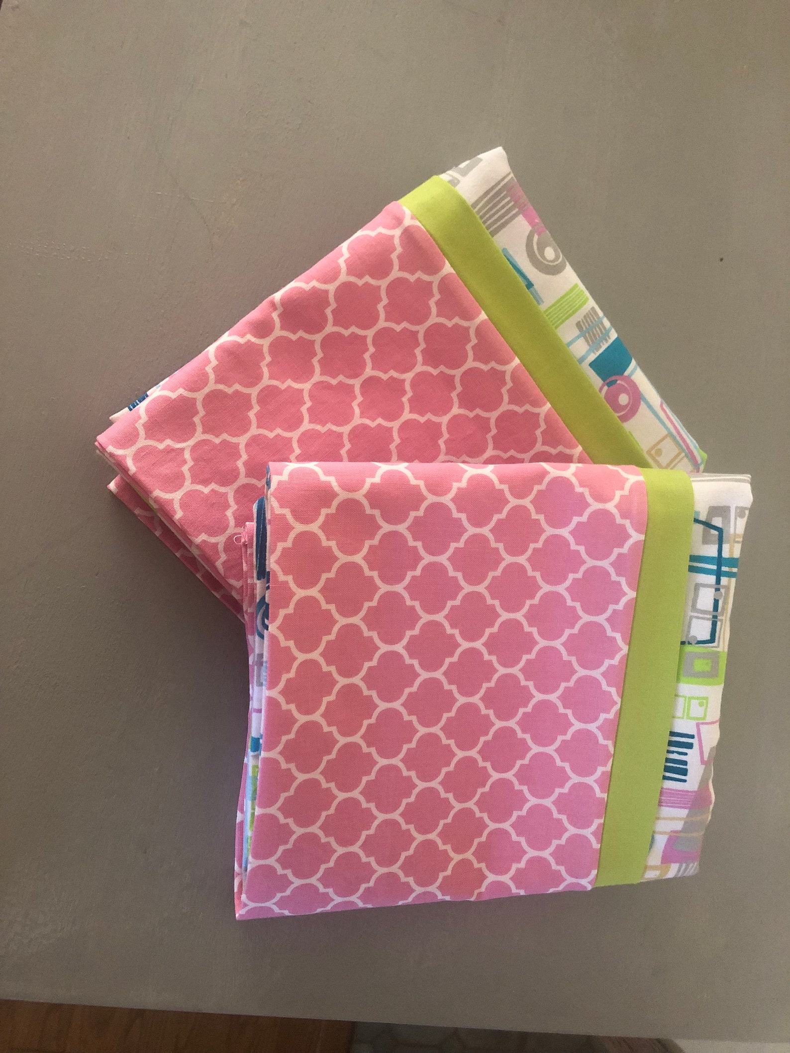 Pillow Case, Geometric Design, Fun, Pink - Etsy