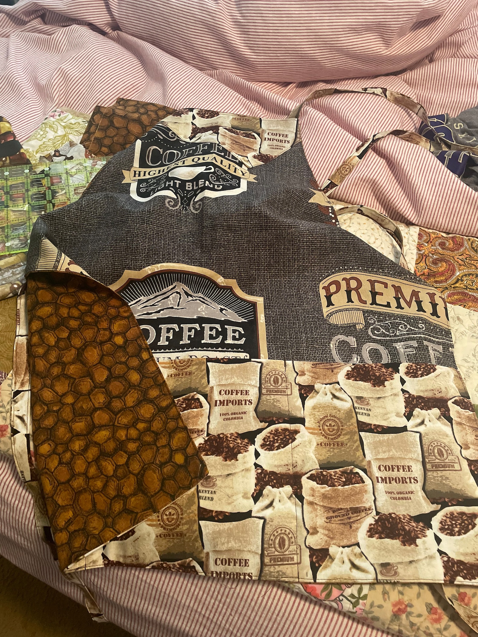 Apron, Coffee Theme,handmade - Etsy
