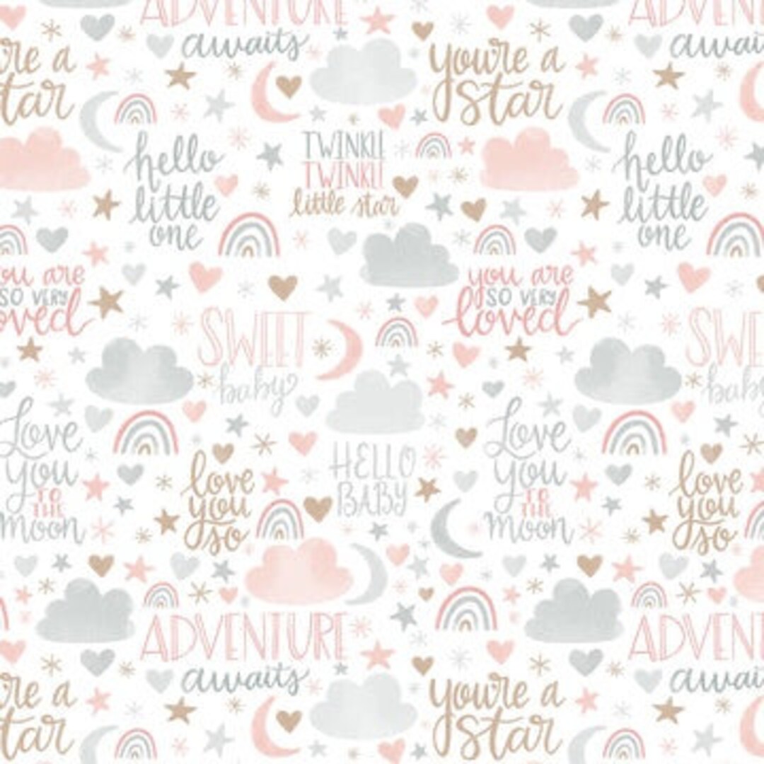 Love You So, Twinkle Twinkle Little Star Blocks, Blush, Camelot ...