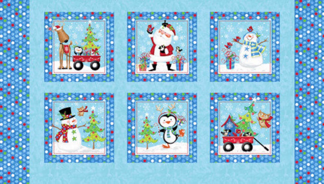 A Jolly Good Time Panel, by Studio E by Victoria Hutto #7864 - Etsy