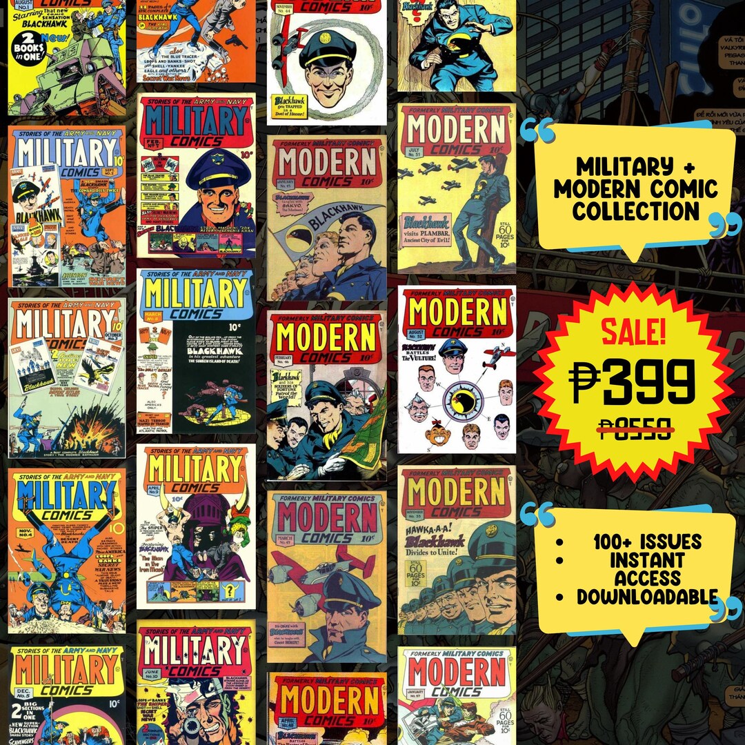 Military & Modern Warfare Comics Collection Action-packed Battles and ...