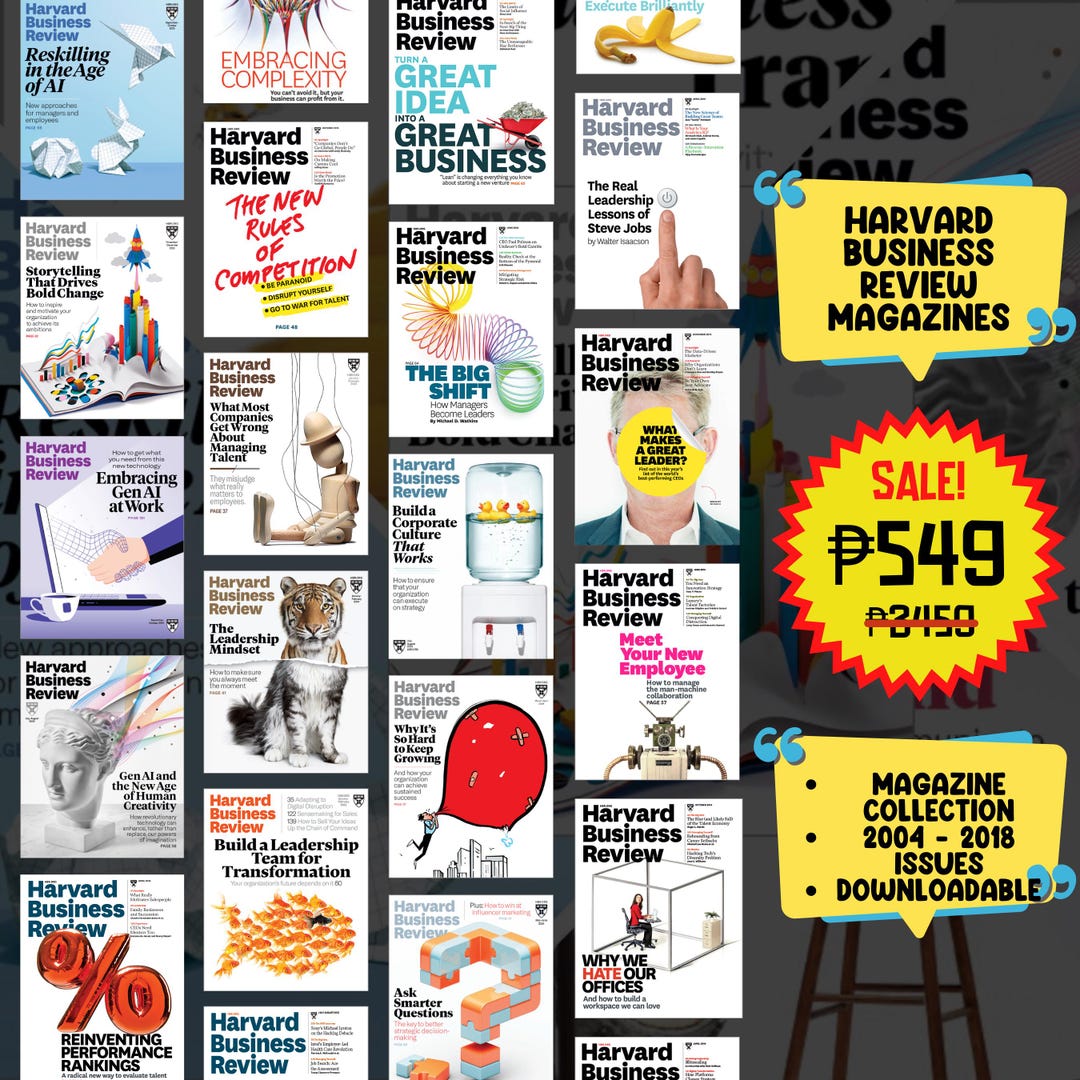 Harvard Business Review Magazines Digital Collection | 2004-2018 ...