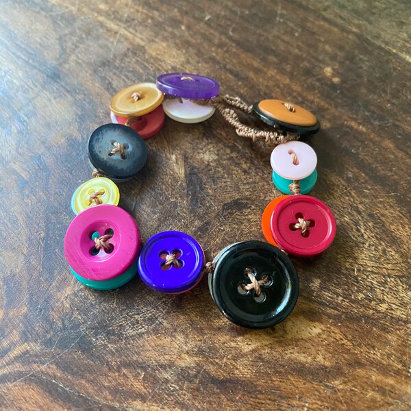 Button Bracelet - Etsy