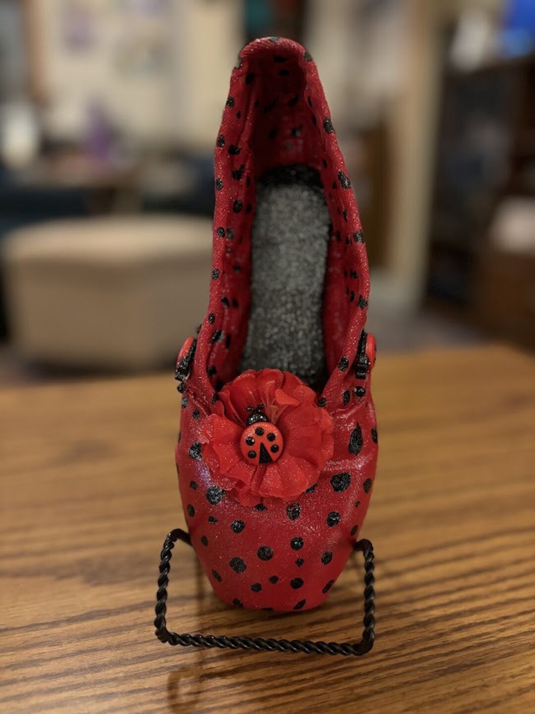 Ladybug Pointe Shoe Decorative - Etsy