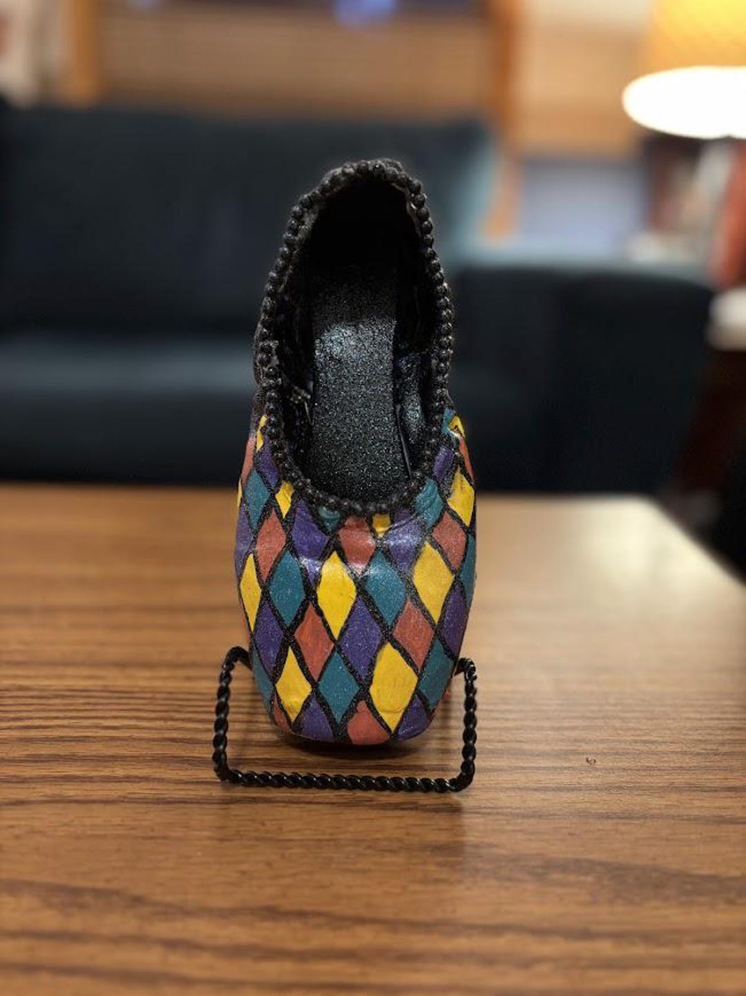 Columbine Harlequin Doll Nutcracker Decorative Pointe Shoe - Etsy