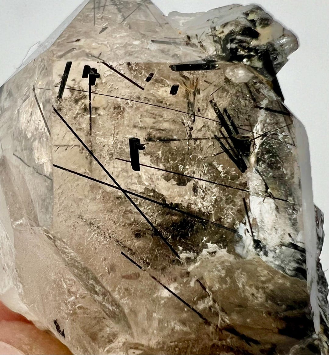 45 Cts Beautiful Rare Natural Perfect Rutile Crystal Inside Quartz ...