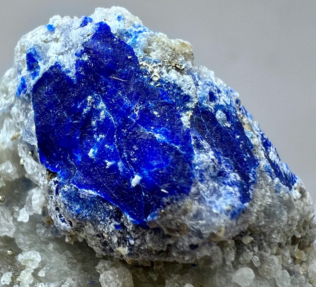 118 Gram Beautiful Natural Rare Lazurite With Pyrite Specimen From ...