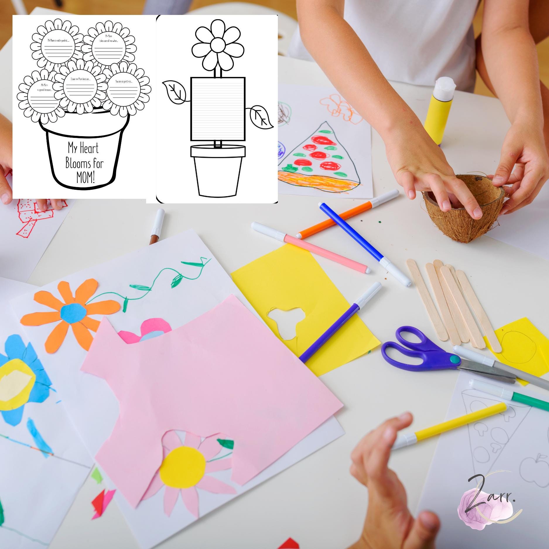 Mother’s Day Craft Kit for Kids' Printable Activity Bundle, Mother’s ...